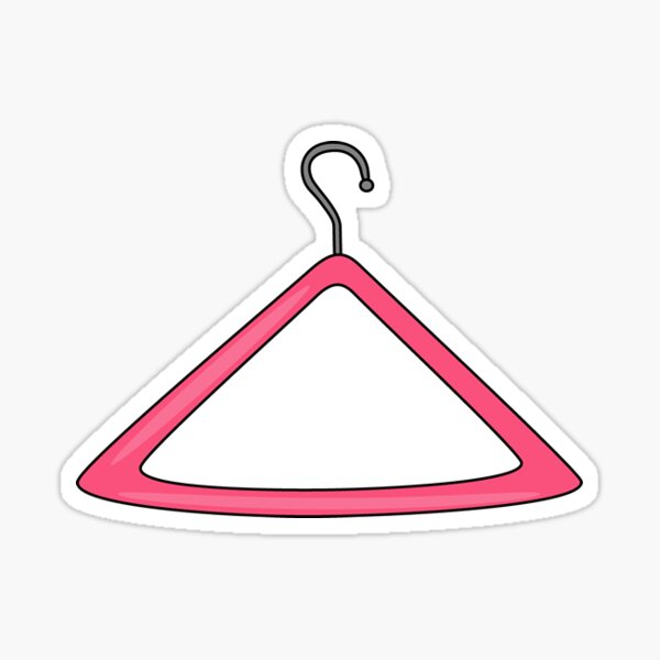 "Pink hanger - womens rights" Sticker for Sale by makwatson | Redbubble