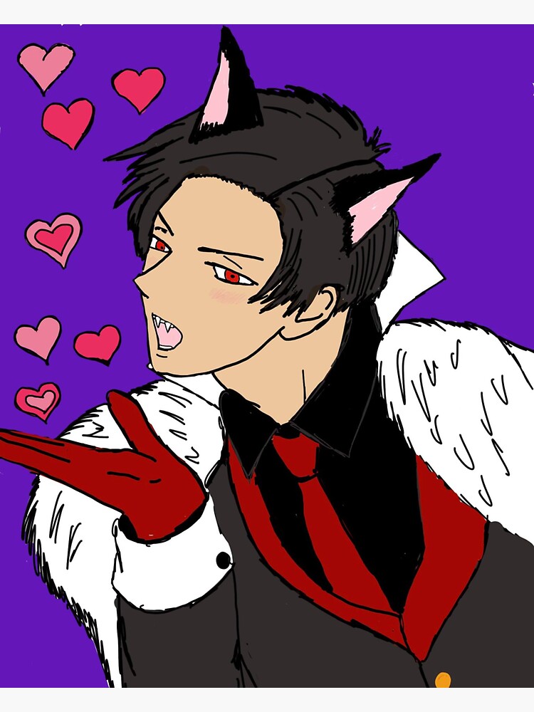 "Lucifer Obey me Fanart" Sticker for Sale by LucifersLadyArt | Redbubble