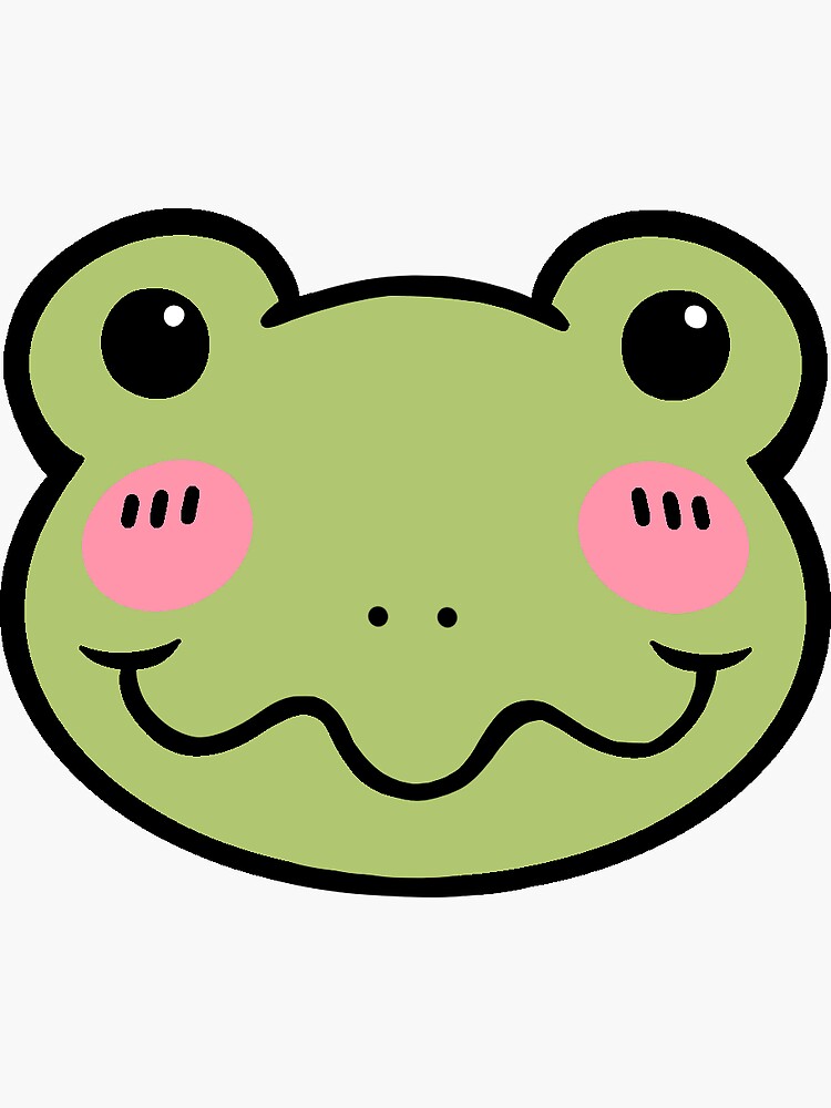 "Froggie" Sticker for Sale by thebrickhxuse | Redbubble