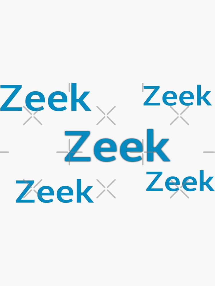 "Zeek Zeek Zeek Zeek Zeek Zeek" Sticker for Sale by Mohammad-kh | Redbubble