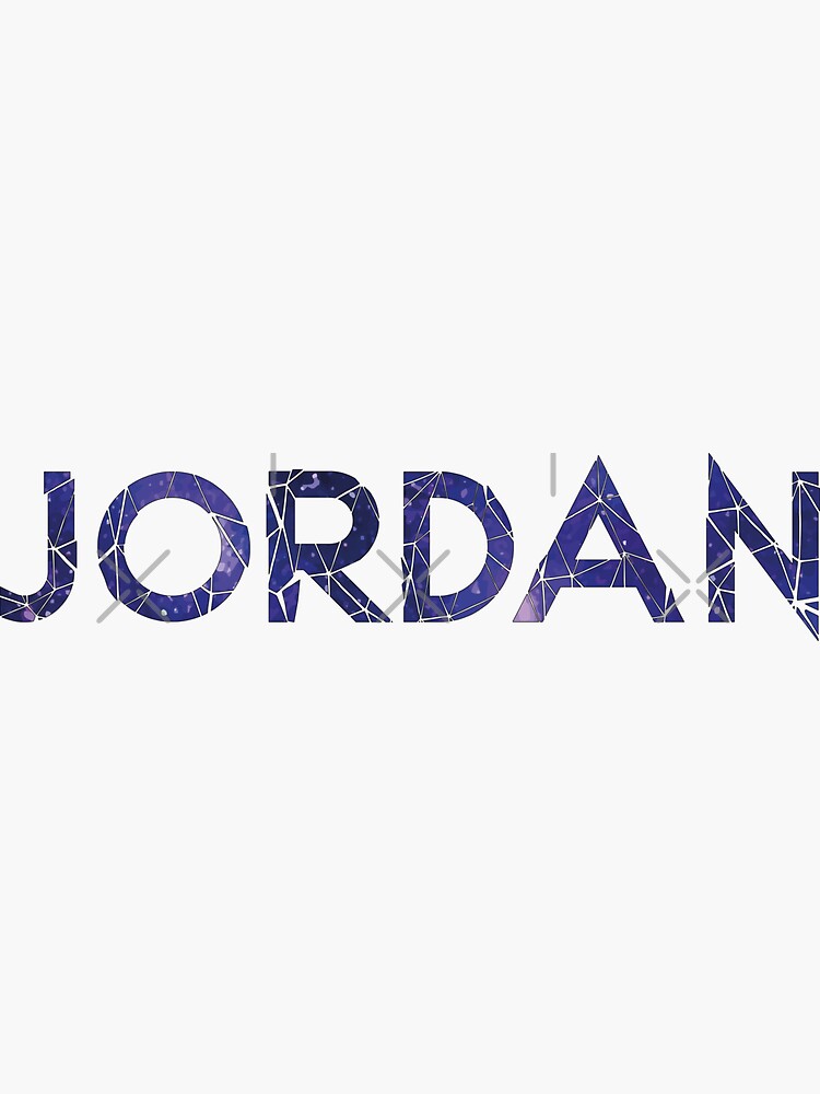 "JORDAN Name I - My name is JORDAN - typography name - Galaxy Vibe ...