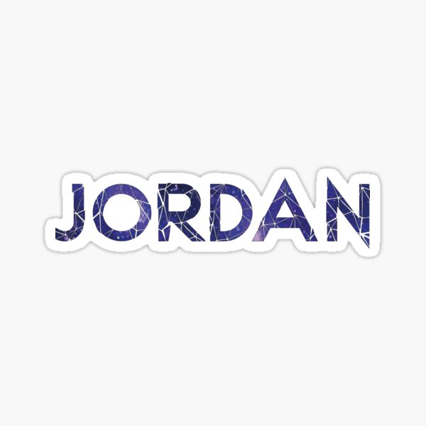 "JORDAN Name I - My name is JORDAN - typography name - Galaxy Vibe ...