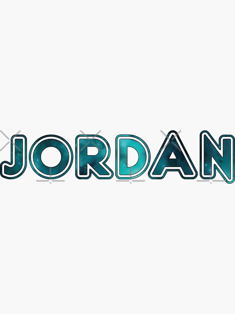 "JORDAN Name II - My name is JORDAN - typography name - Galaxy Vibe ...