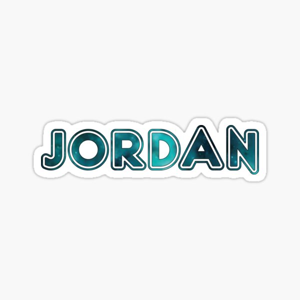 "JORDAN Name II - My name is JORDAN - typography name - Galaxy Vibe ...