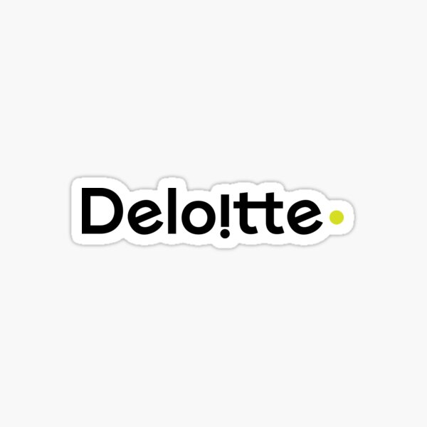 "Deloitte" Sticker for Sale by store-12 | Redbubble