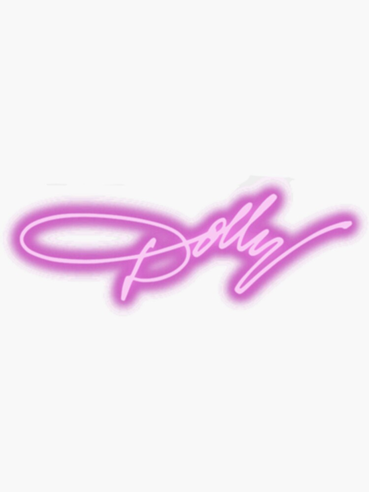 "Dolly Parton Signature" Sticker for Sale by minarirlfurna | Redbubble