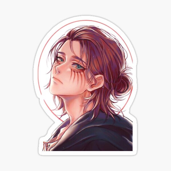 "attack on titans eren yeager" Sticker for Sale by Illidansam | Redbubble