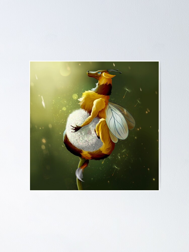 "Dandelion Dragon " Poster for Sale by Starr-fall | Redbubble