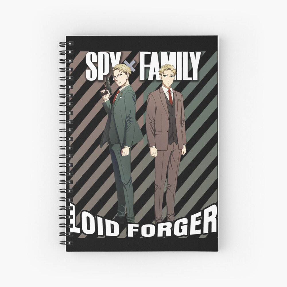 "Spy x Family Loid Forger Double Face" Spiral Notebook for Sale by ...