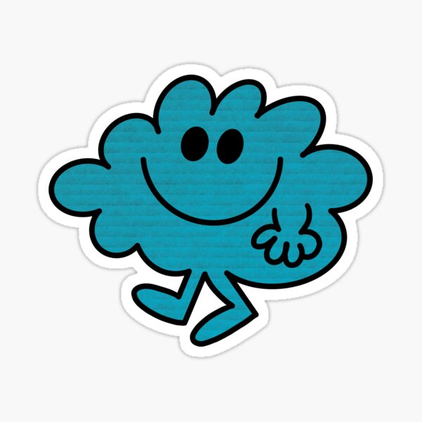 "mr cloud" Sticker for Sale by Glossypop | Redbubble