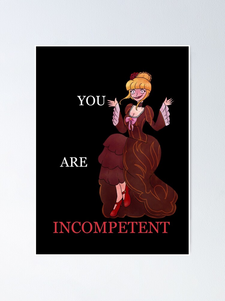 "Umineko No Naku Koro Ni Beatrice You Are Incompetent Slogan Shirt And ...