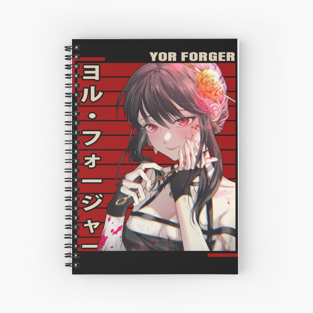 "Yor Forger The Most Badass Assassin Spy x Family " Spiral Notebook for ...