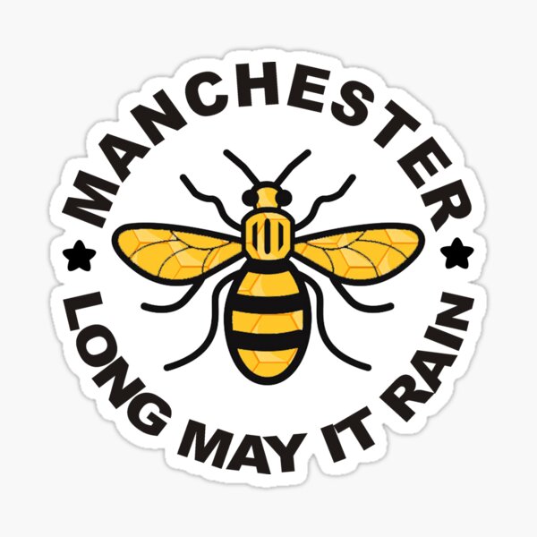 Manchester Bee Stickers | Redbubble