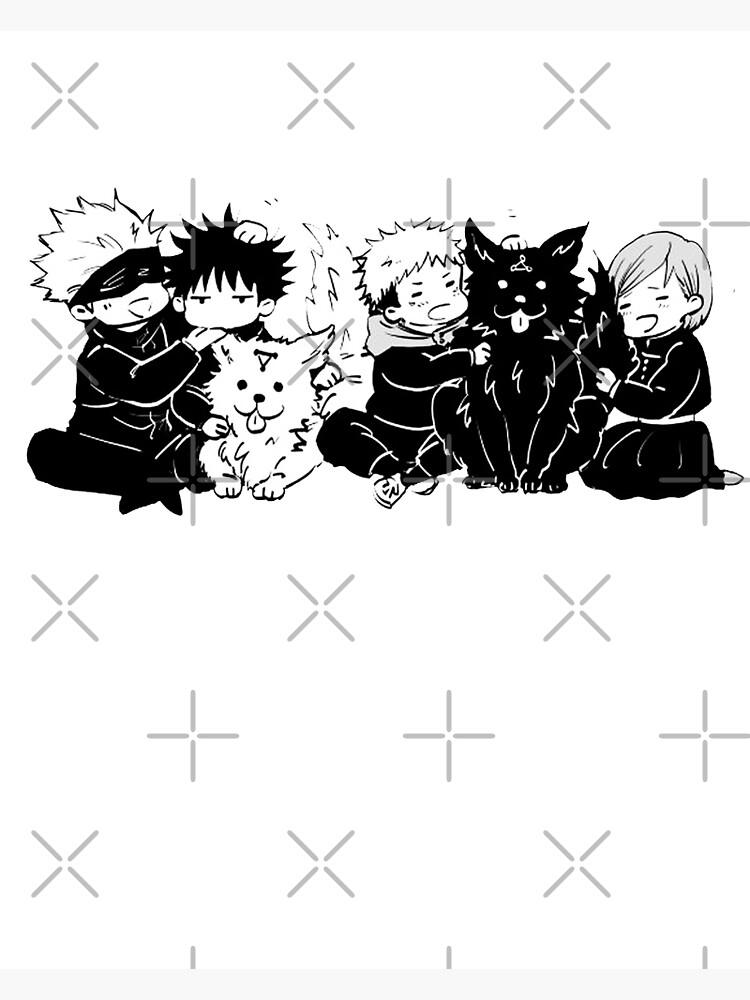 Póster «Jujutsu Kaisen Amigos Chibi, Gojo Satoru, Sukuna, Nobara ...