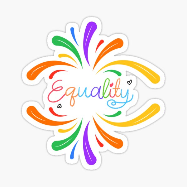 "Equality - LGBT" Sticker for Sale by Berbha2nde | Redbubble