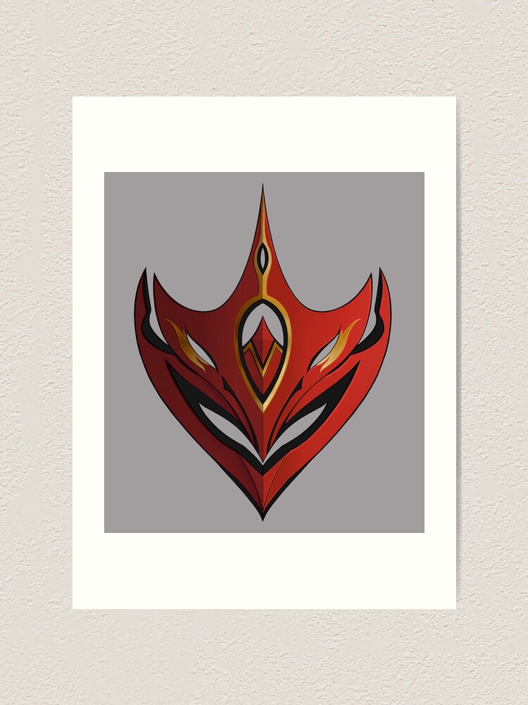 "Childe - Tartaglia Fatui Mask" Art Print for Sale by YukineShop ...