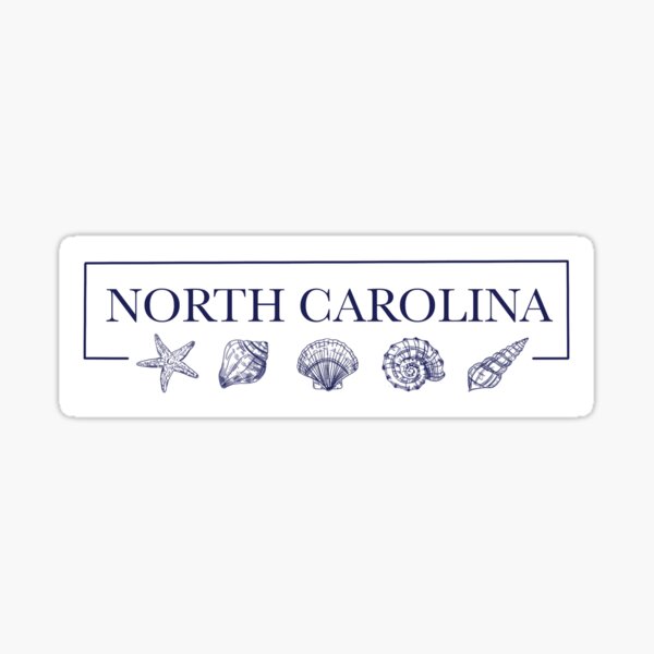 "North Carolina" Sticker for Sale by alysanowak | Redbubble