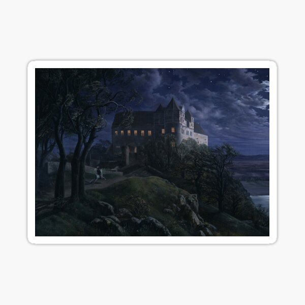 " Scharfenberg Castle by Night Burg Scharfenberg bei Nacht - Ernst ...