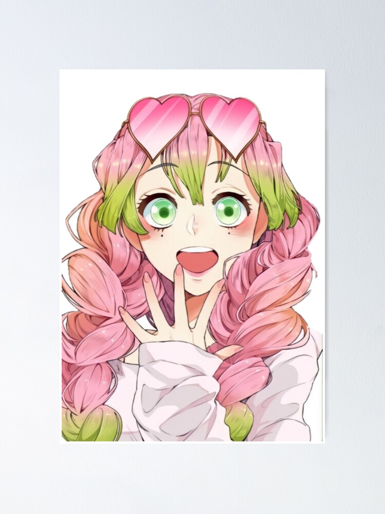 "Mitsuri" Poster for Sale by THESTONEART | Redbubble