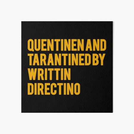 "Quentin Tarantino Titles " Art Board Print for Sale by wilddress ...