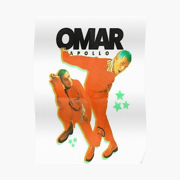 "Omar apollo" Poster for Sale by collinsdrawings | Redbubble