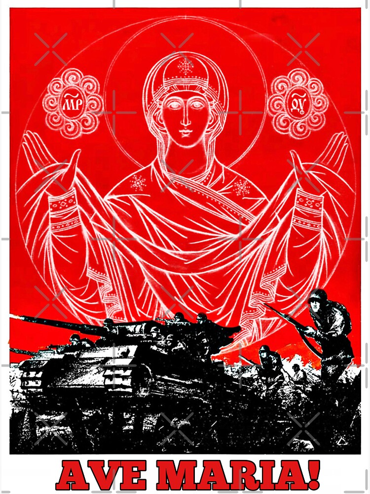 "Ave Maria" Sticker for Sale by cathoholicmemes | Redbubble