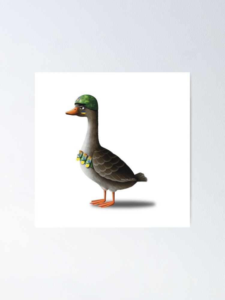 "Ukrainian goose" Poster for Sale by Illustratoranna | Redbubble