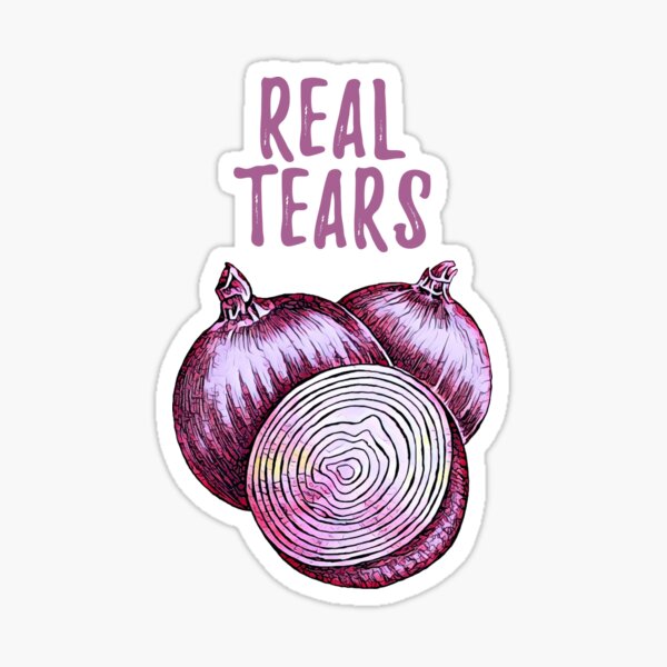 "Real Tears" Sticker for Sale by mosaicts | Redbubble