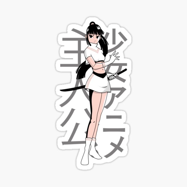 "Delicate Power" Sticker for Sale by Anim-e-Shop | Redbubble