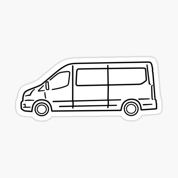 "Ford Transit" Sticker for Sale by AutoClub | Redbubble