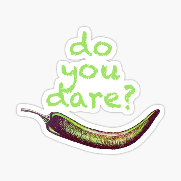 "Do You Dare?" Sticker for Sale by mosaicts | Redbubble
