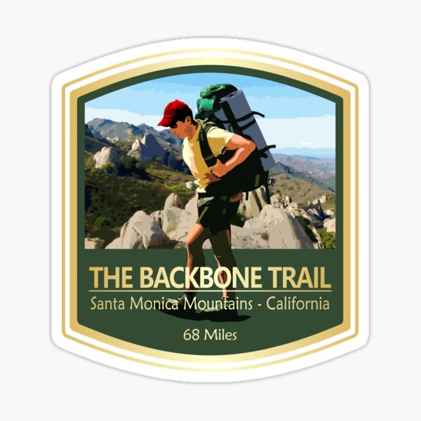 "Backbone Trail (PF)" Sticker for Sale by curranmorgan | Redbubble