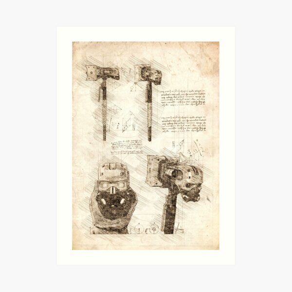 "Apex Legends Caustic Heirloom Hammer Sketch" Art Print for Sale by ...