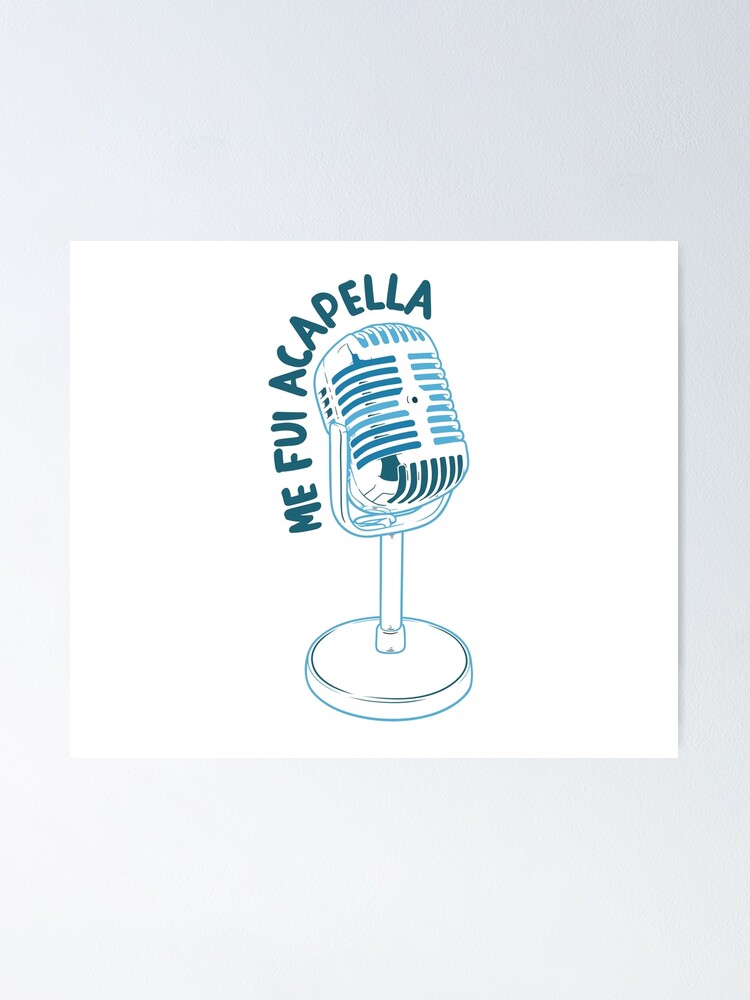 "Acapella" Poster for Sale by ssabala | Redbubble