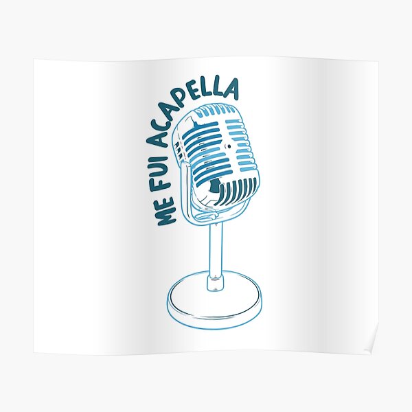 "Acapella" Poster for Sale by ssabala | Redbubble