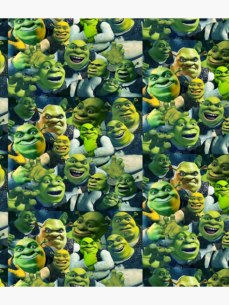 Shrek Collage Poster Design 2022 Backpack Designed & Sold By Oddis