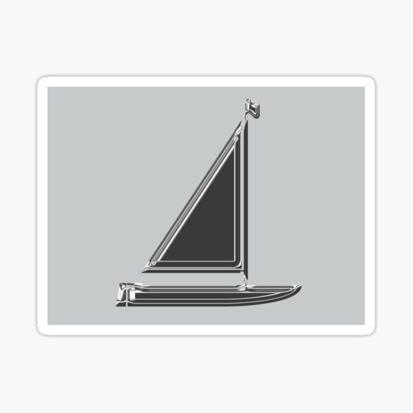 "Sailing Yacht" Sticker for Sale by 23rdjuly1960 | Redbubble