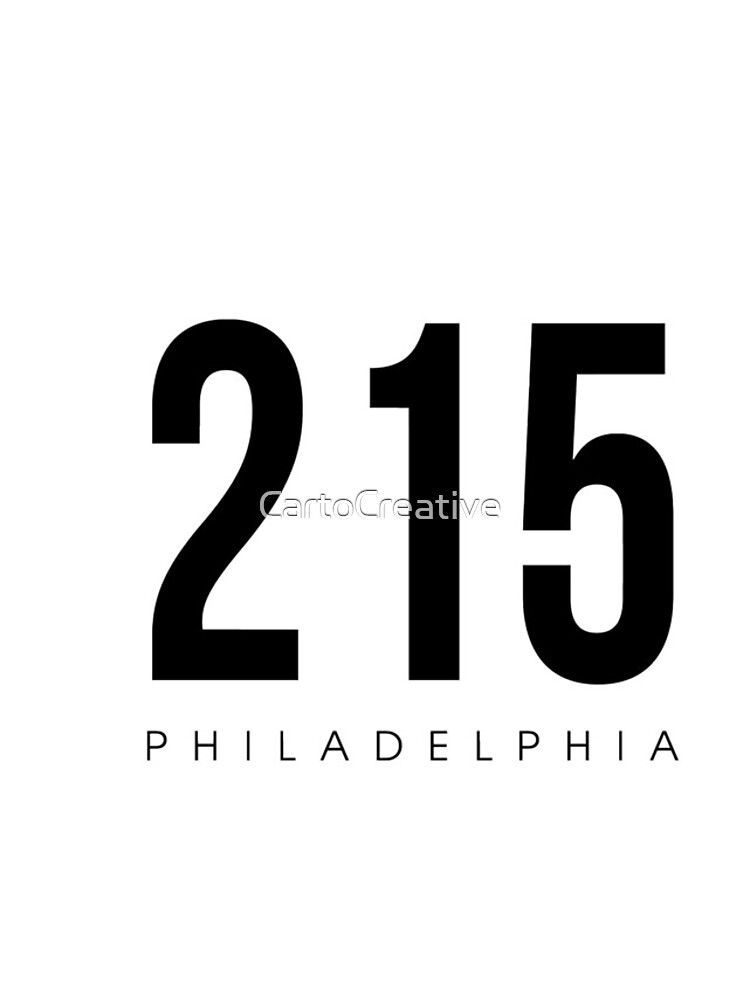 "Philadelphia, PA - 215 Area Code" iPhone Case for Sale by ...