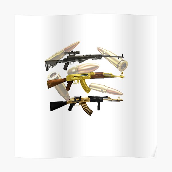 "Gun Logo Stickers | Gun Logo Stickers" Poster for Sale by Desgin0001 ...