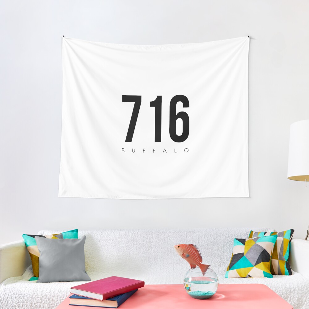 "Buffalo, NY - 716 Area Code" Tapestry for Sale by CartoCreative ...