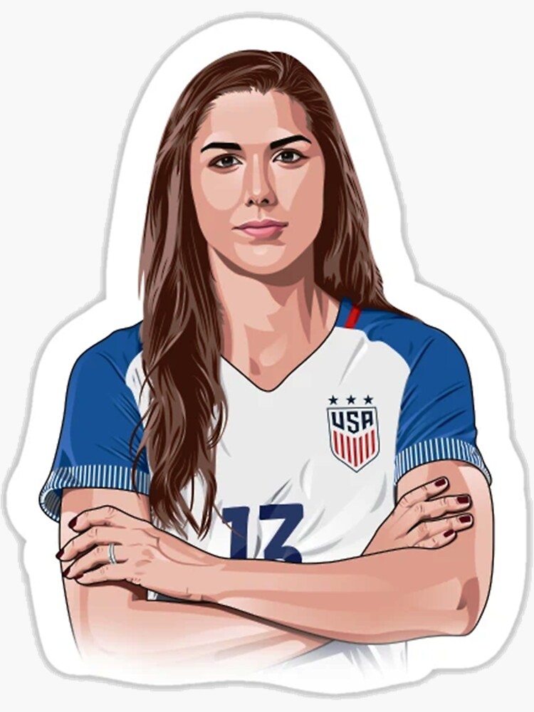 "Alex Morgan" Sticker for Sale by ArsantiArza | Redbubble