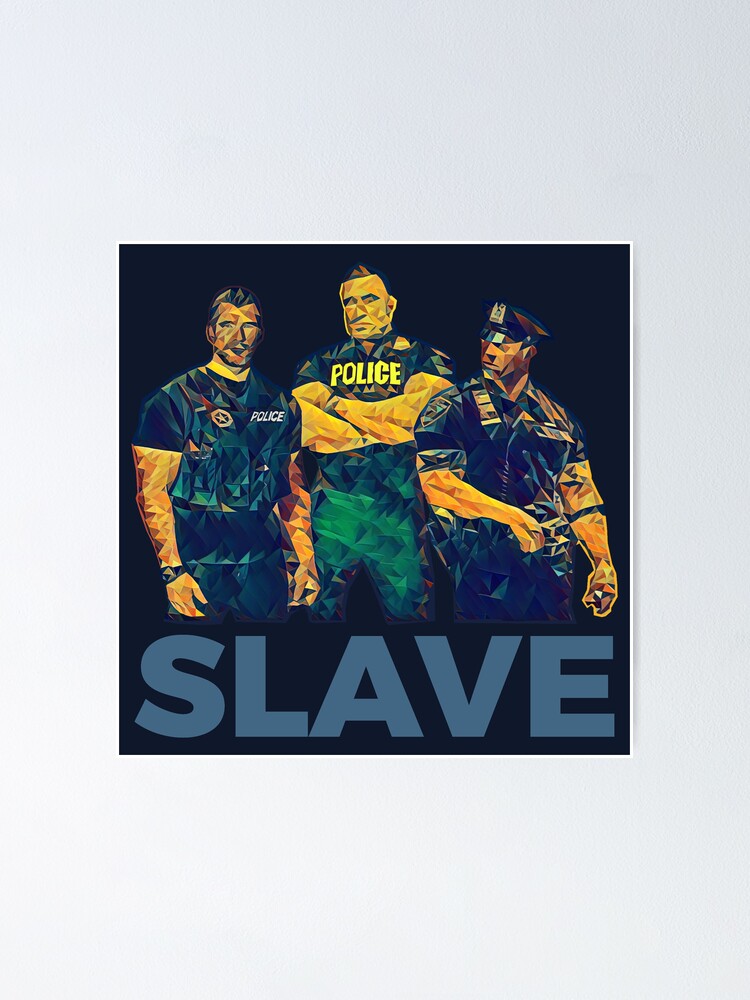 "SLAVE (Police Cubism Theme)" Poster for Sale by LiverpoolStore | Redbubble