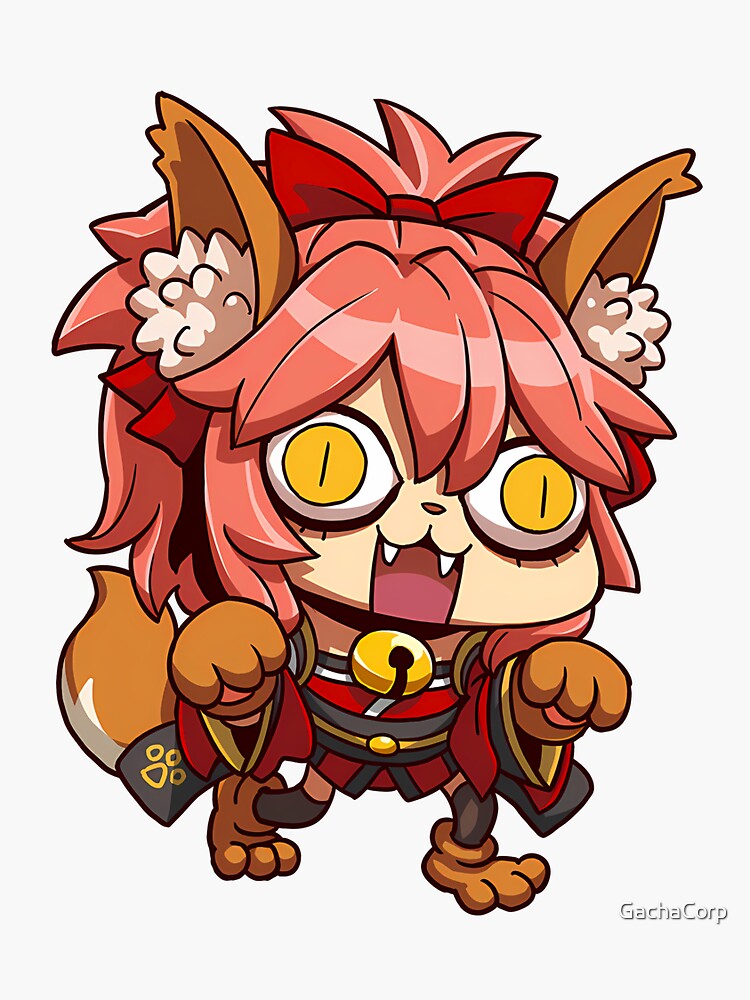 "[FGO] Tamamo Cat (Berserker)" Sticker for Sale by GachaCorp | Redbubble