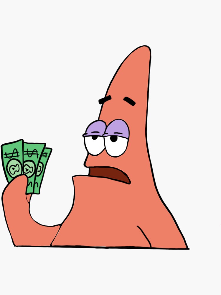 "patrick star" Sticker for Sale by Eam93 | Redbubble