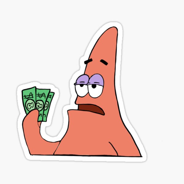 "patrick star" Sticker for Sale by Eam93 | Redbubble
