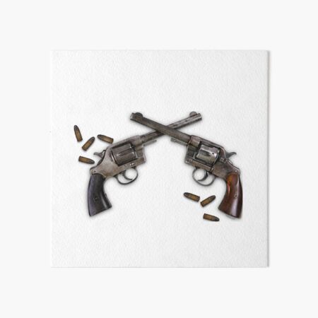 "Gun Logo Stickers | gun | gun logo sticker" Art Board Print by ...