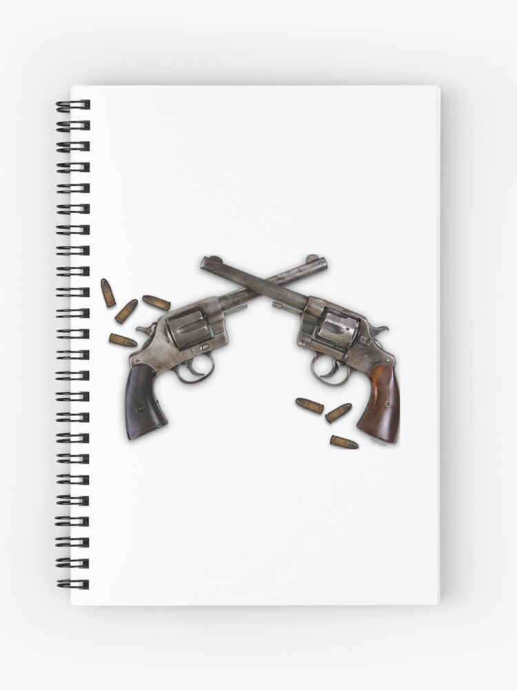"Gun Logo Stickers | gun | gun logo sticker" Spiral Notebook for Sale ...