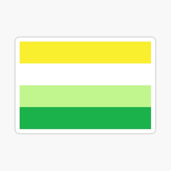 Gender Neutral Pride Flag Sticker For Sale By Flagsworld Redbubble