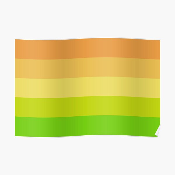 Gender Neutral Pride Flag Poster For Sale By Flagsworld Redbubble