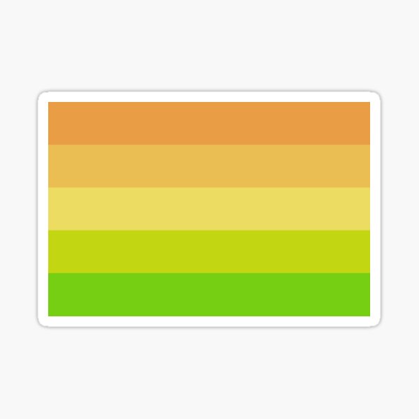 Gender Neutral Pride Flag Sticker For Sale By Flagsworld Redbubble